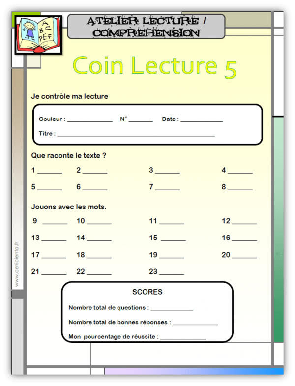 CM • Ateliers / Français • Lecture-compréhension