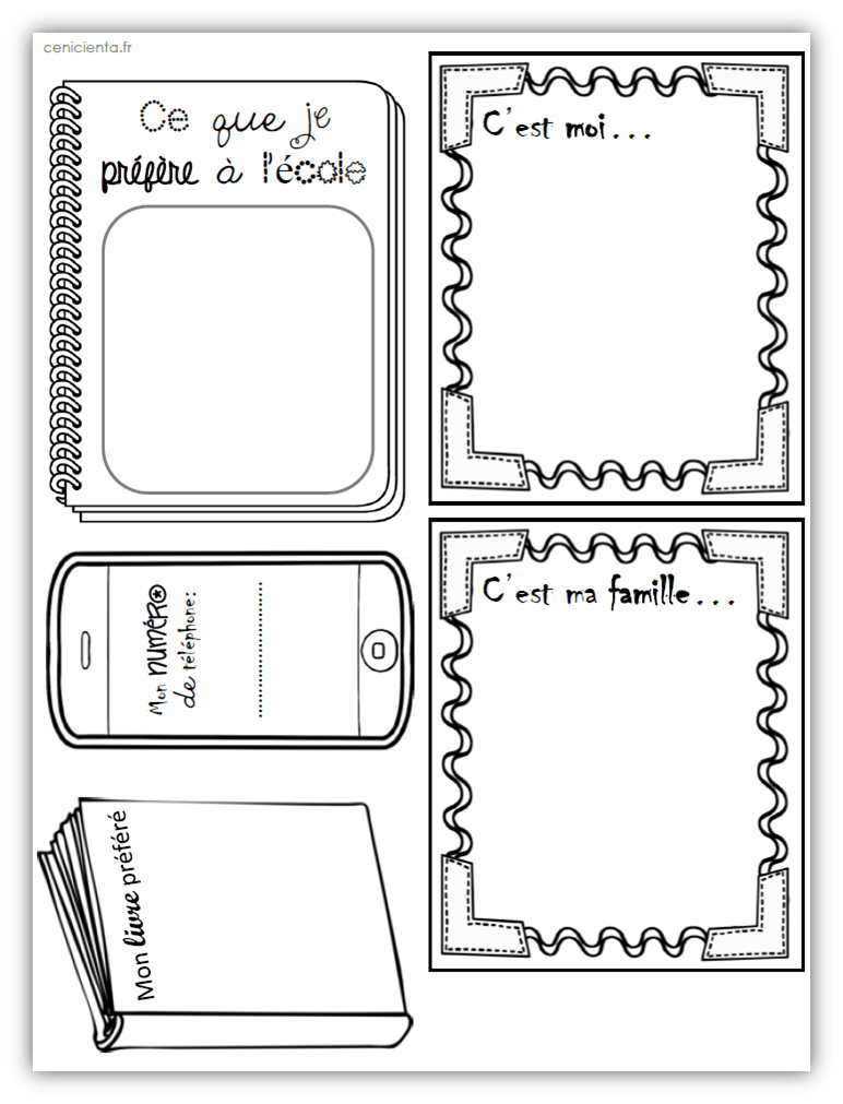 Cycle 3 • Français / Organisation • Présentation élève à la rentrée