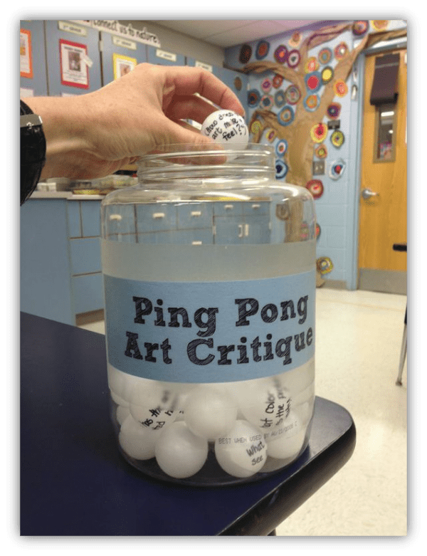Cycle 3 • Arts • Ping Pong Critique d'Art