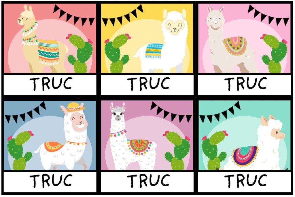 Classe • Affichages • Étiquette portemanteau