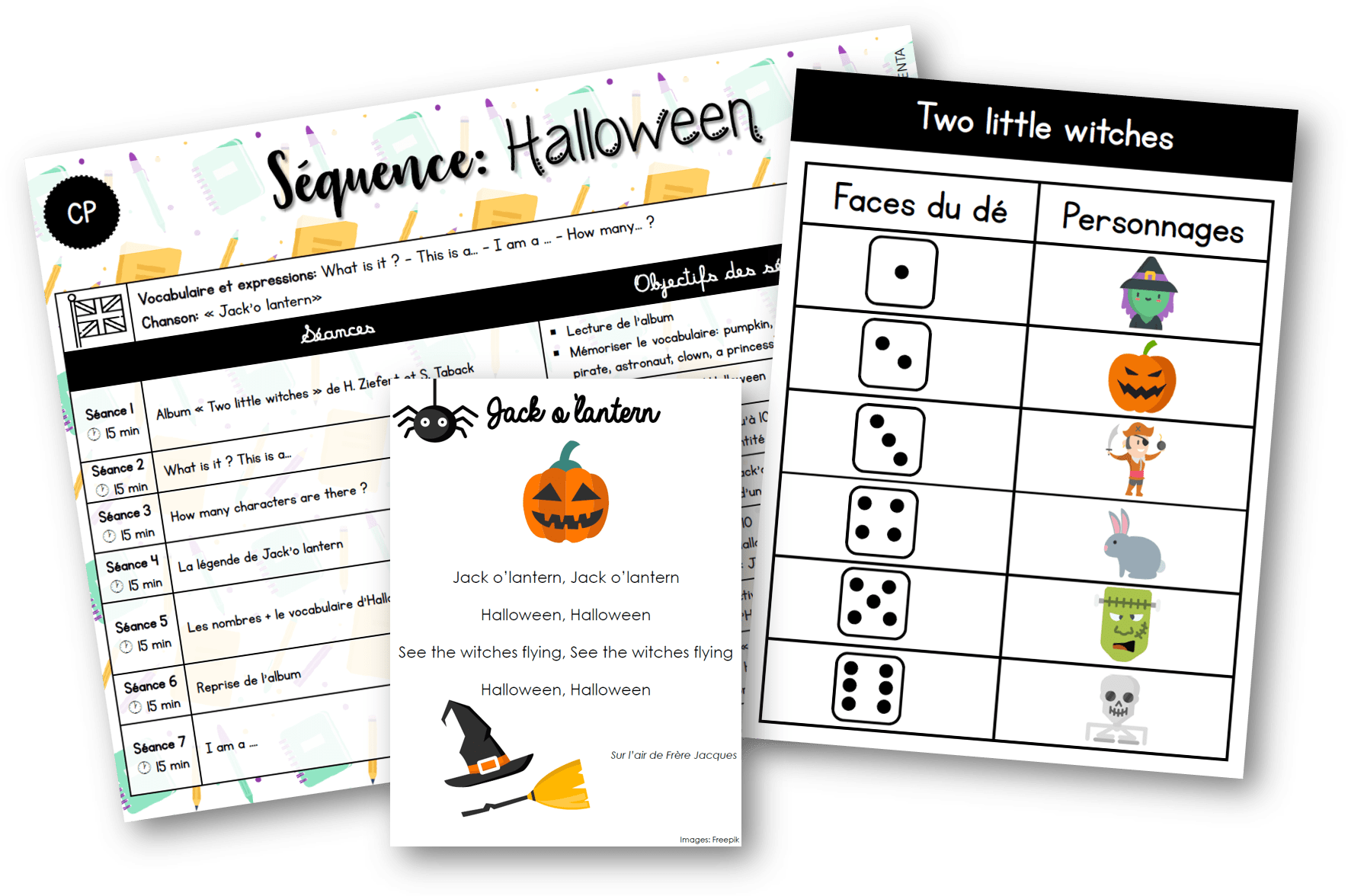 CP • Anglais • Séquence "Halloween"