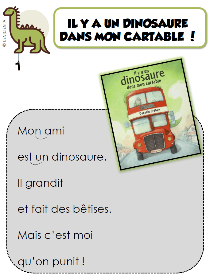 CP • Littérature • Projet Dinosaures