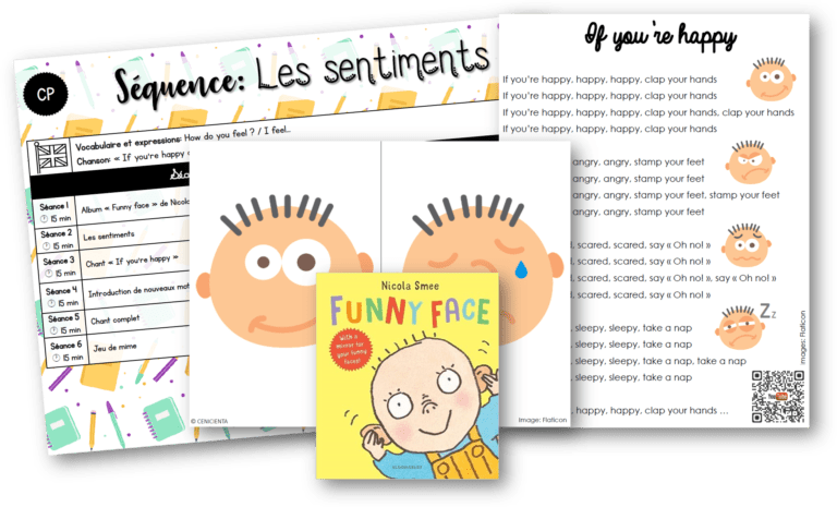 CP • Anglais • Séquence "Les sentiments"