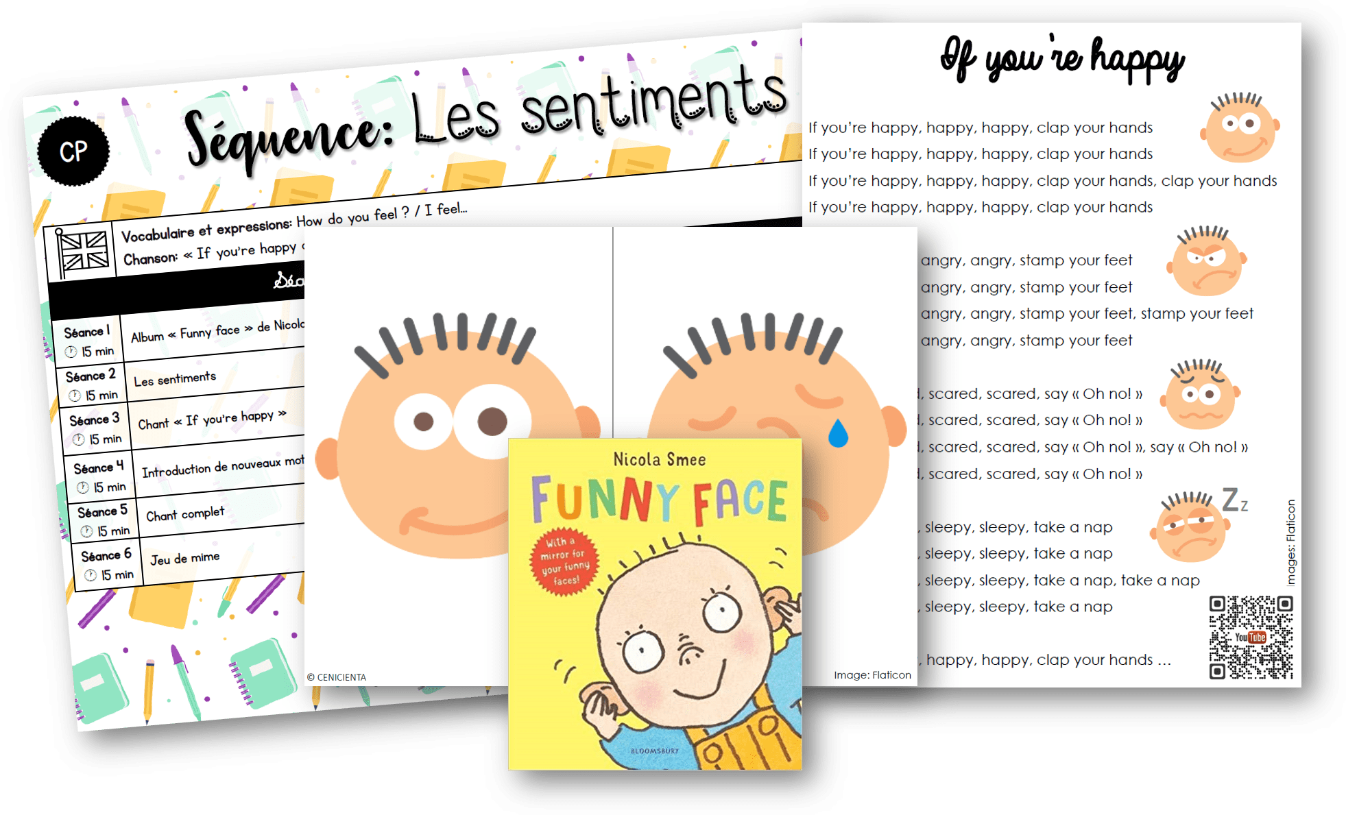 CP • Anglais • Séquence "Les sentiments"