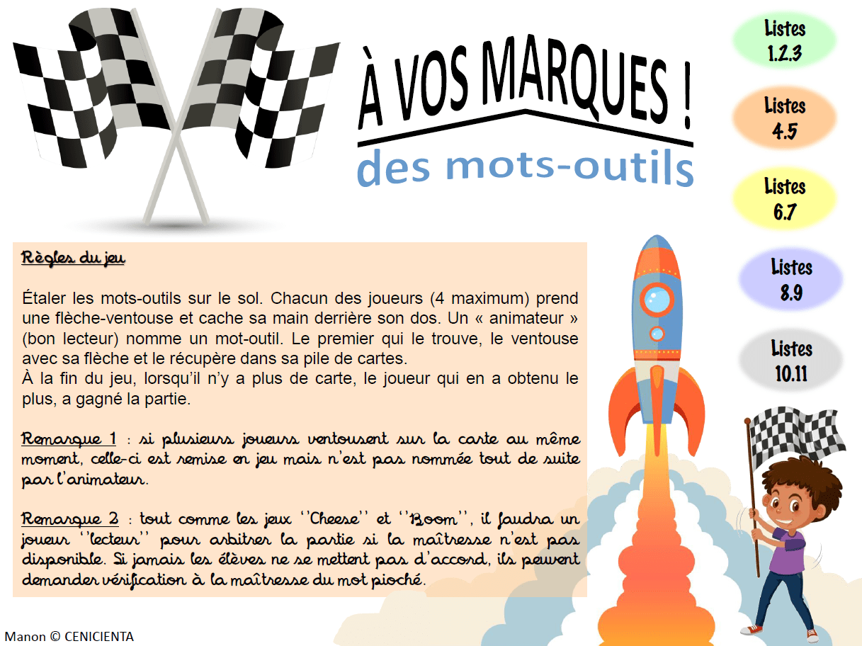 CP • Français • Ateliers mots-outils