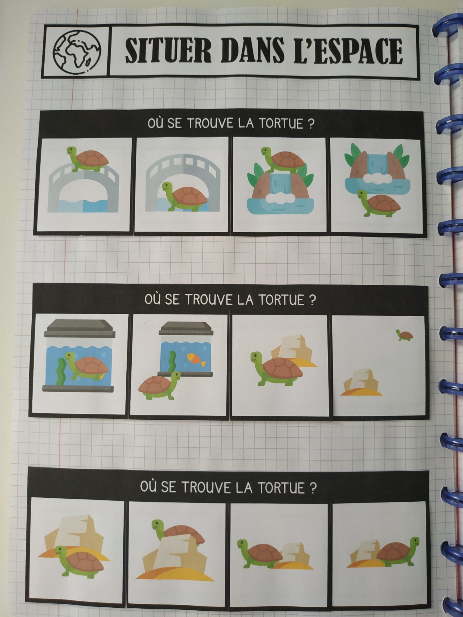 CP • QLM Espace • Leçons à manipuler "Se repérer dans l'espace"
