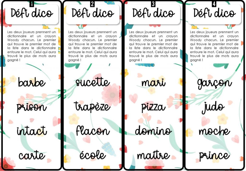 CE1 • Français • Ateliers sur le dictionnaire