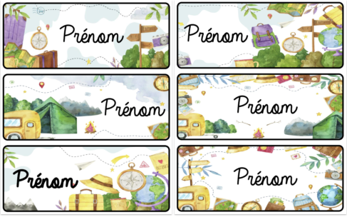 Classe • Organisation • Étiquettes boite à stylos