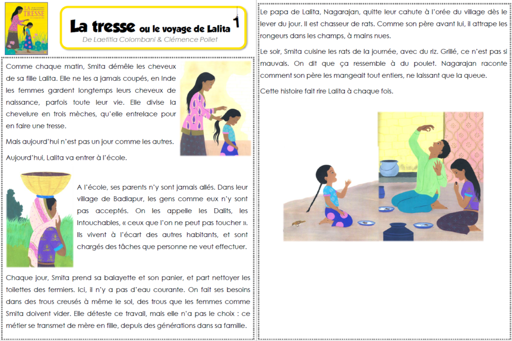 CE1/CE2 • Littérature • Projet Inde