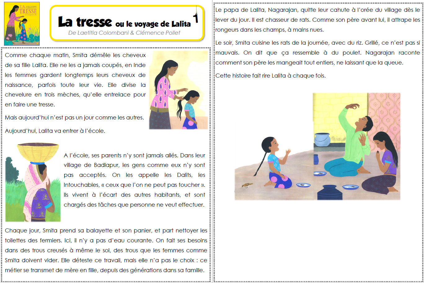 CE1/CE2 • Littérature • Projet Inde
