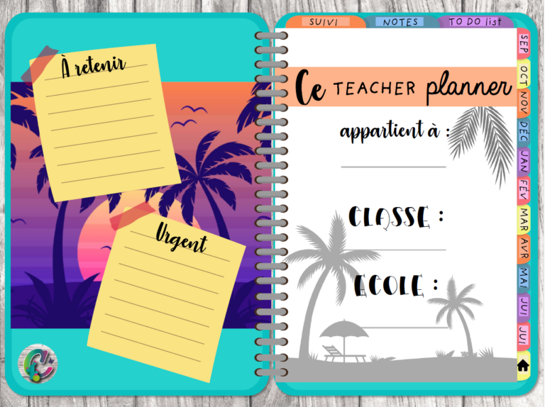 PE • Outils • Digital Teacher Planner