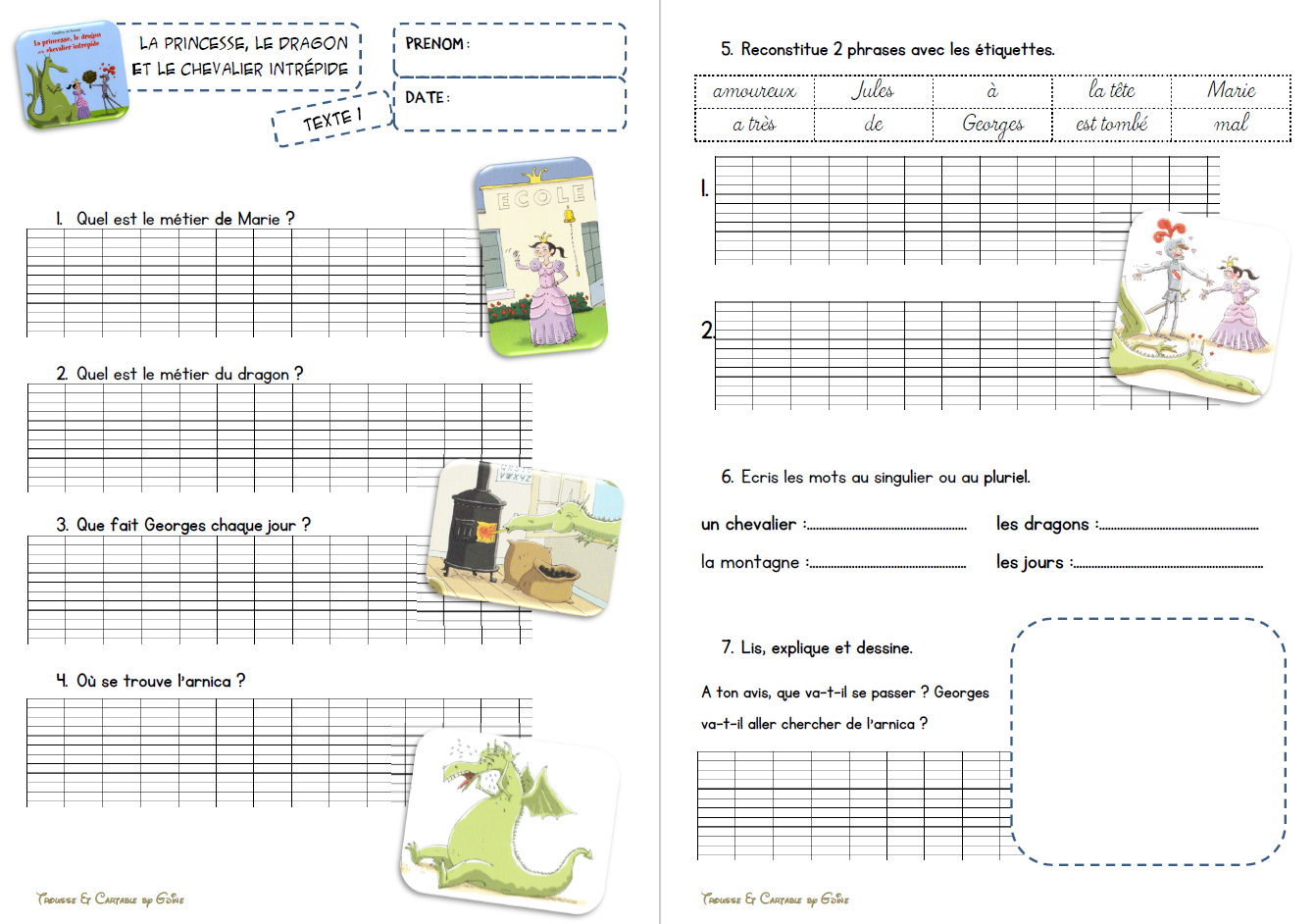 CE1 • Littérature • Projet Moyen âge